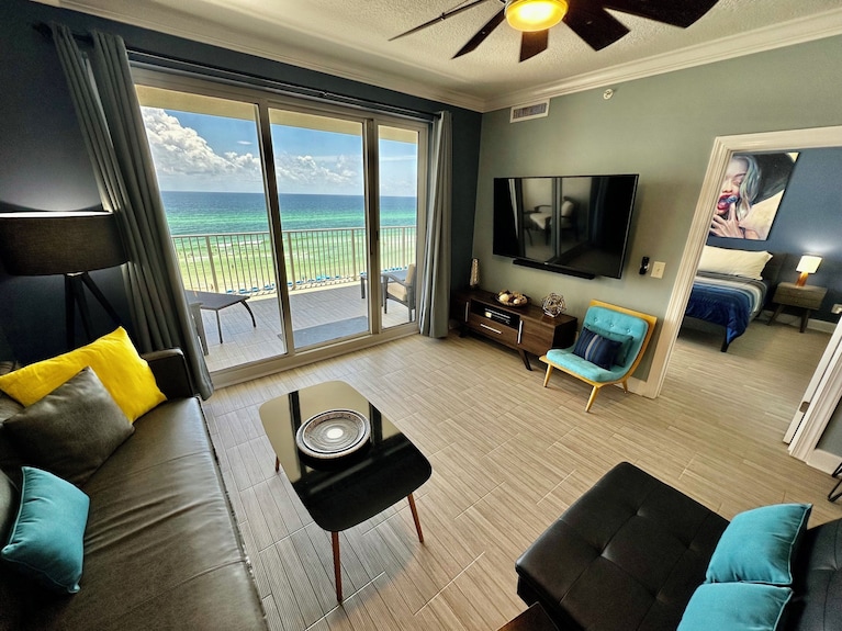 Lowest Floor Condo, Oversized Balcony, Beach Front, Reserved Parking Space! - Panama City Beach, FL