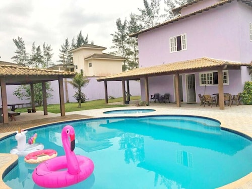 ✸ Duas Piscinas E 6 Quartos Em Frente à Praia! - Cabo Frio