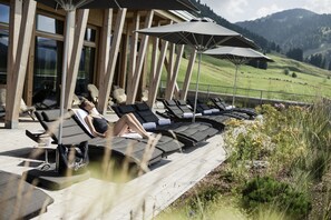 Terraço no piso superior