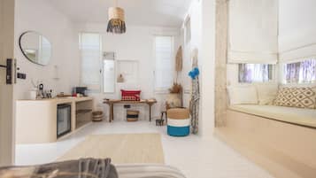 Quarto Duplo Deluxe | 1 quarto, roupa de alta qualidade, minibar grátis