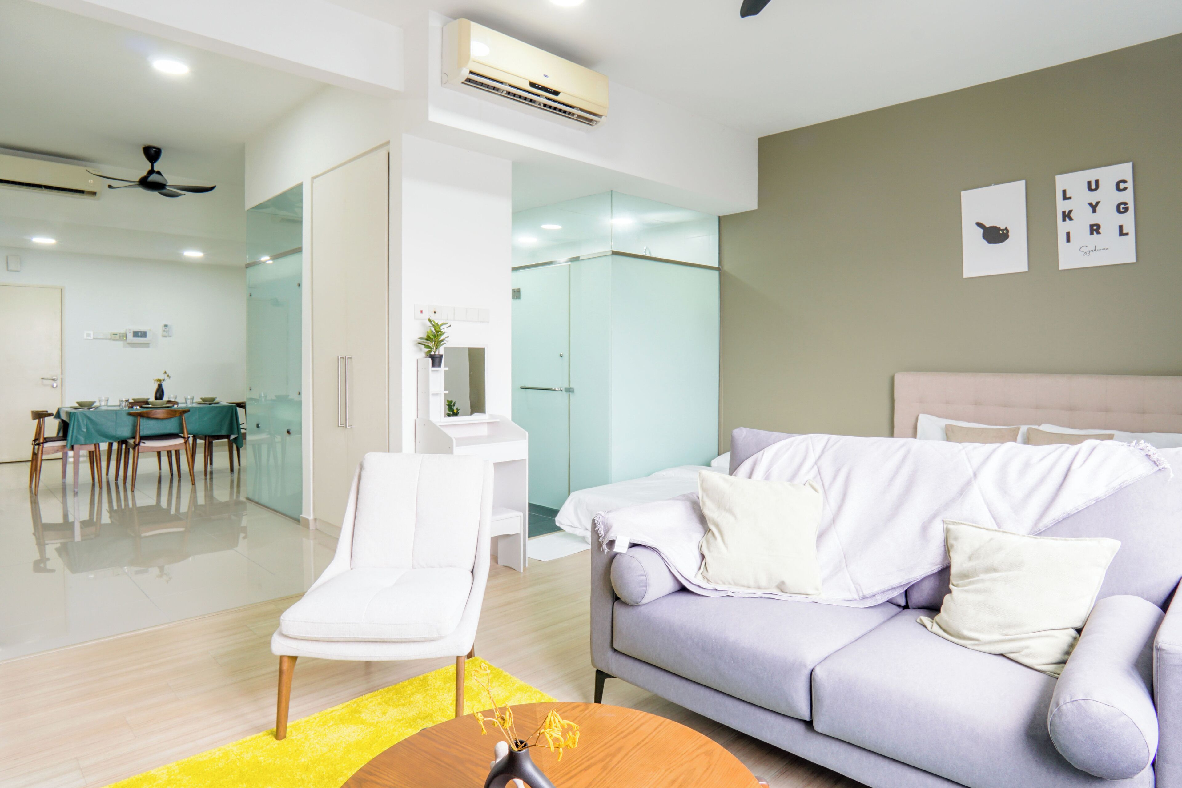Estúdio Comfort, não fumadores, Vista para a cidade | 1 quarto, com decoração personalizada, com mobília individualizada 