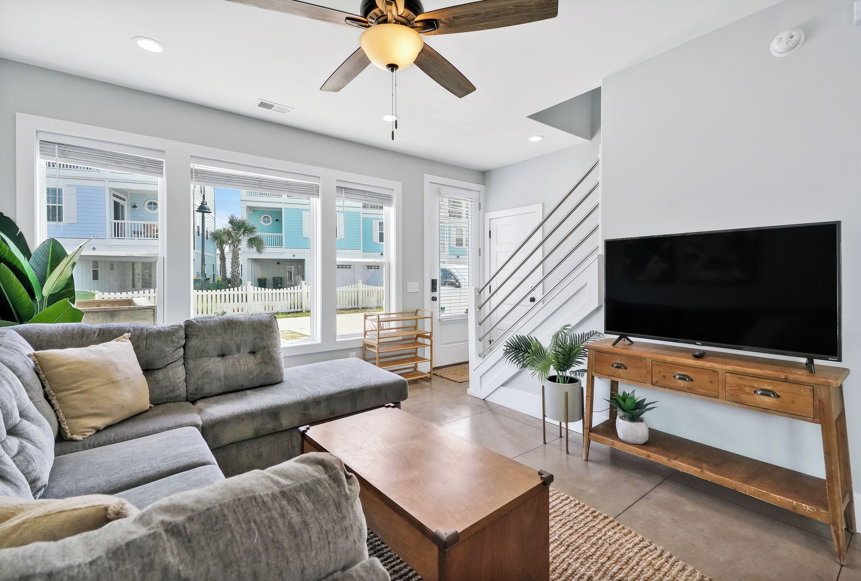 Listen To The Waves From Boho Chic Palm Paradise - Kure Beach, NC