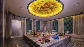 Sauna, banho turco, massagens