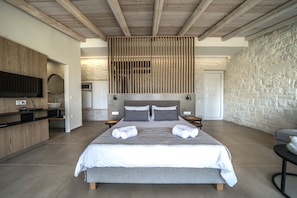 Suite-Estúdio, sauna | Com decoração personalizada, com mobília individualizada 