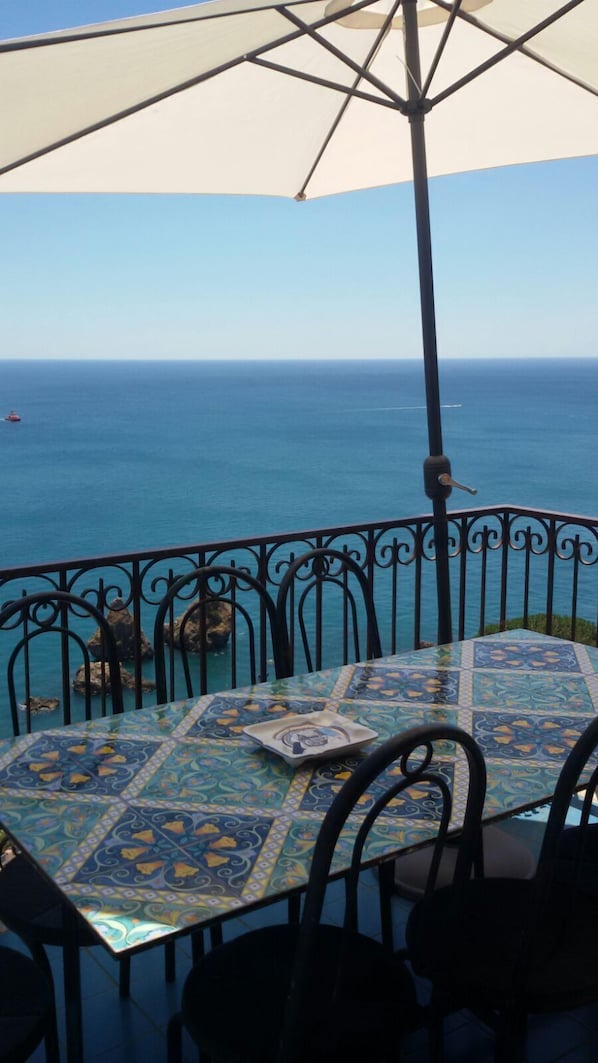 Quarto Duplo, vista para o mar (Brezza di Mare) | Terraço/pátio interior