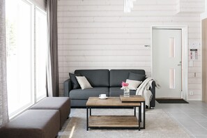 Medium Villa | Área de estar | Lareira