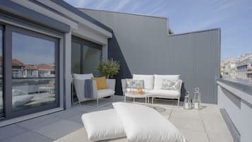 Penthouse Cidade, 2 quartos | Terraço/pátio interior