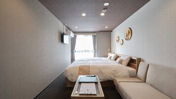 Apartamento Superior | Secretária, cortinas/cortinados opacos, Wi-fi grátis