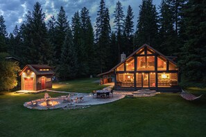 Middle Thompson Lake Log Cabin No wifi or cell service, connect with ...