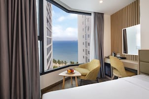 Quarto Duplo ou Twin Deluxe, vista para o mar | Vista para a praia ou o mar