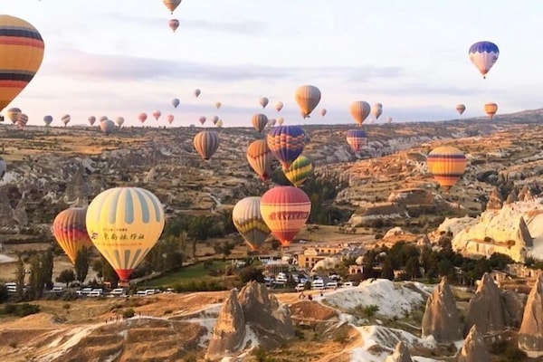 Vista para a cidade desde o alojamento
