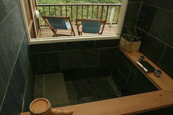 Quarto Duplo Design | Casa de banho | Uma combinação polibã/banheira, uma banheira de imersão total