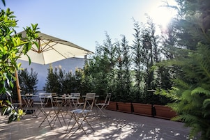 Quarto Duplo Deluxe | Terraço/pátio interior