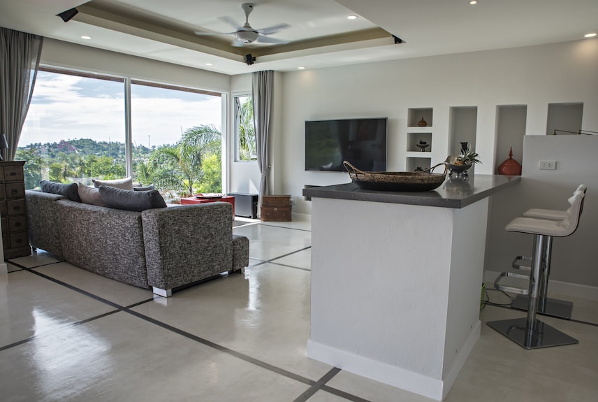 Modern Recent Villa De Luxe Seaview With 3 Bedrooms - Koh Samui