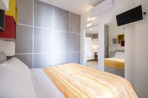 Apartamento Deluxe, 1 quarto | Com decoração personalizada, com mobília individualizada 