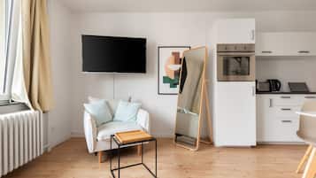 Suite with balcony | Área de estar | Smart TV
