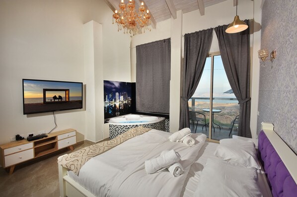 Vila premium, 5 quartos, vista para o mar | 5 quartos, edredons de pluma, frigobar, quartos à prova de som