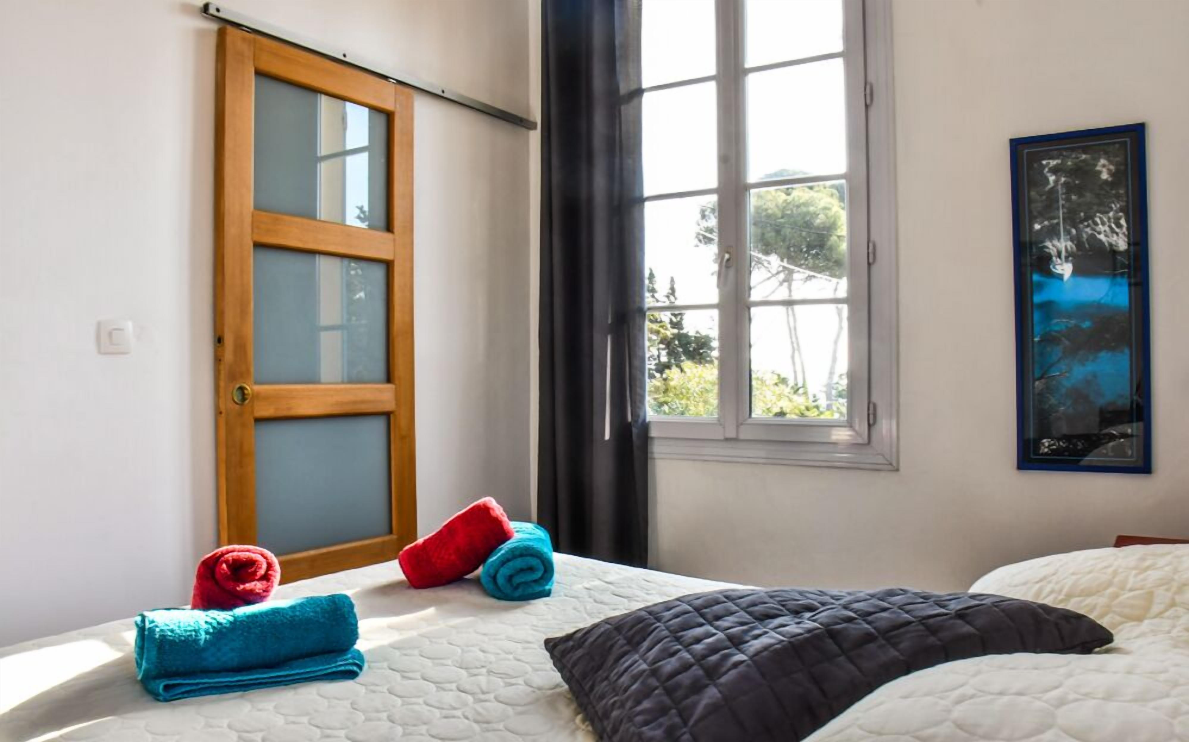 Quarto casal, vista para o mar | Individualmente decorados, individualmente mobiliados, cortinas blackout