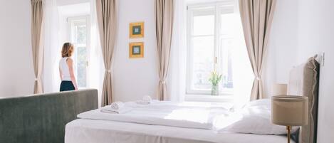 Estúdio Standard, vista para o rio (Lili) | Lençóis de algodão egípcio, roupa de alta qualidade