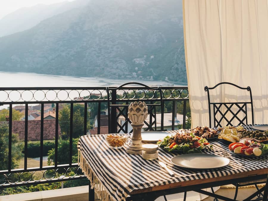 Apartamento família, 2 quartos, vista para o mar | Terraço/pátio