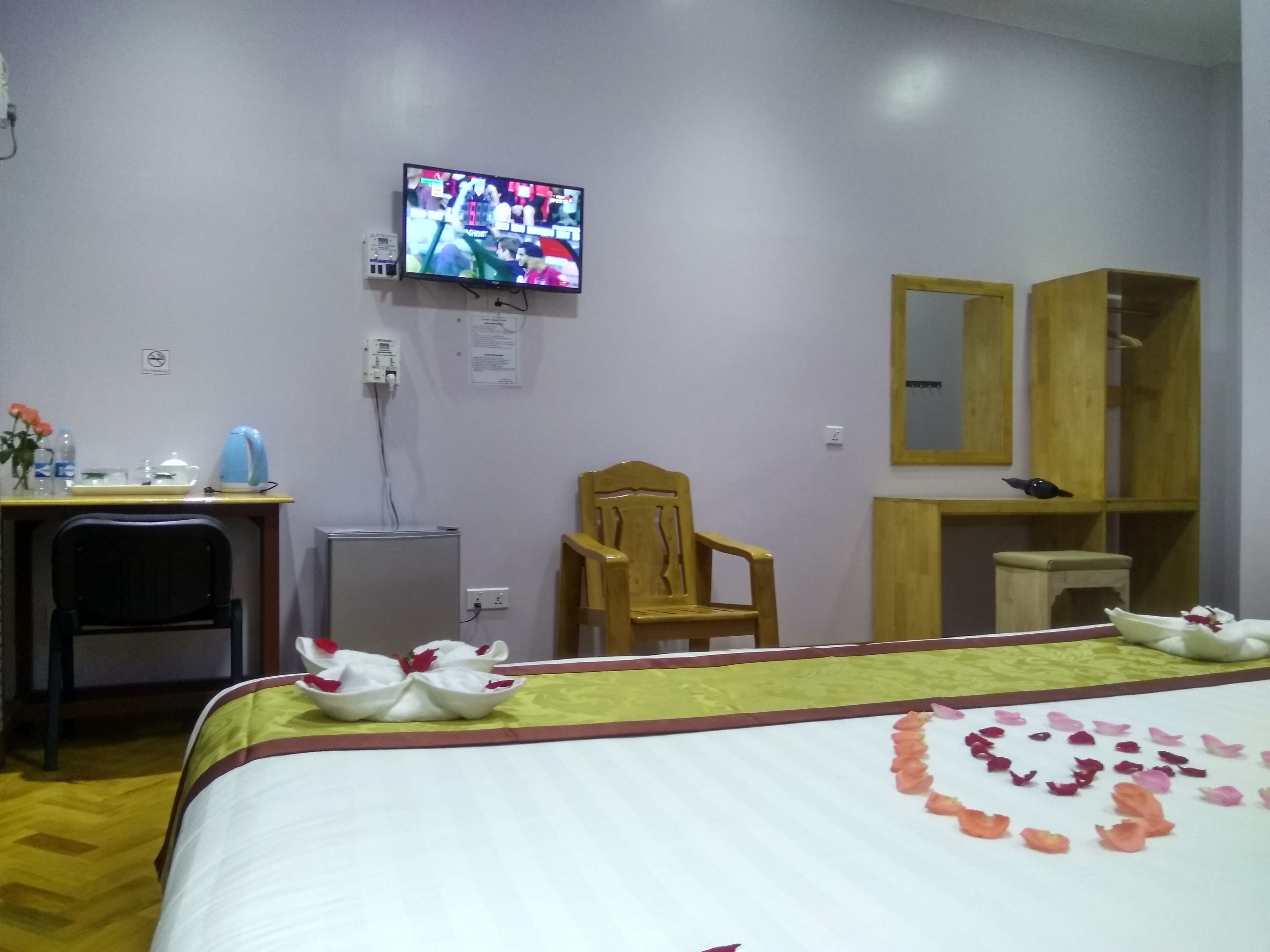 Quarto Duplo | Secretária, camas desdobráveis, Wi-fi grátis 