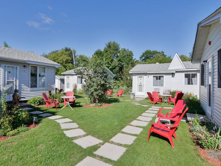 Cabana de Madeira Standard, 2 camas de casal, vista para o jardim | Vista para o jardim