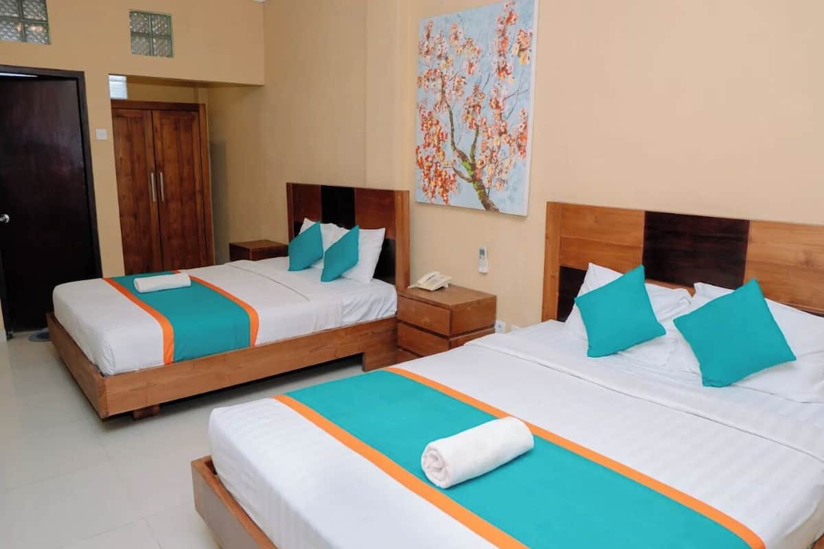 Suite Familiar | Secretária, Wi-fi grátis, roupa de cama fornecida