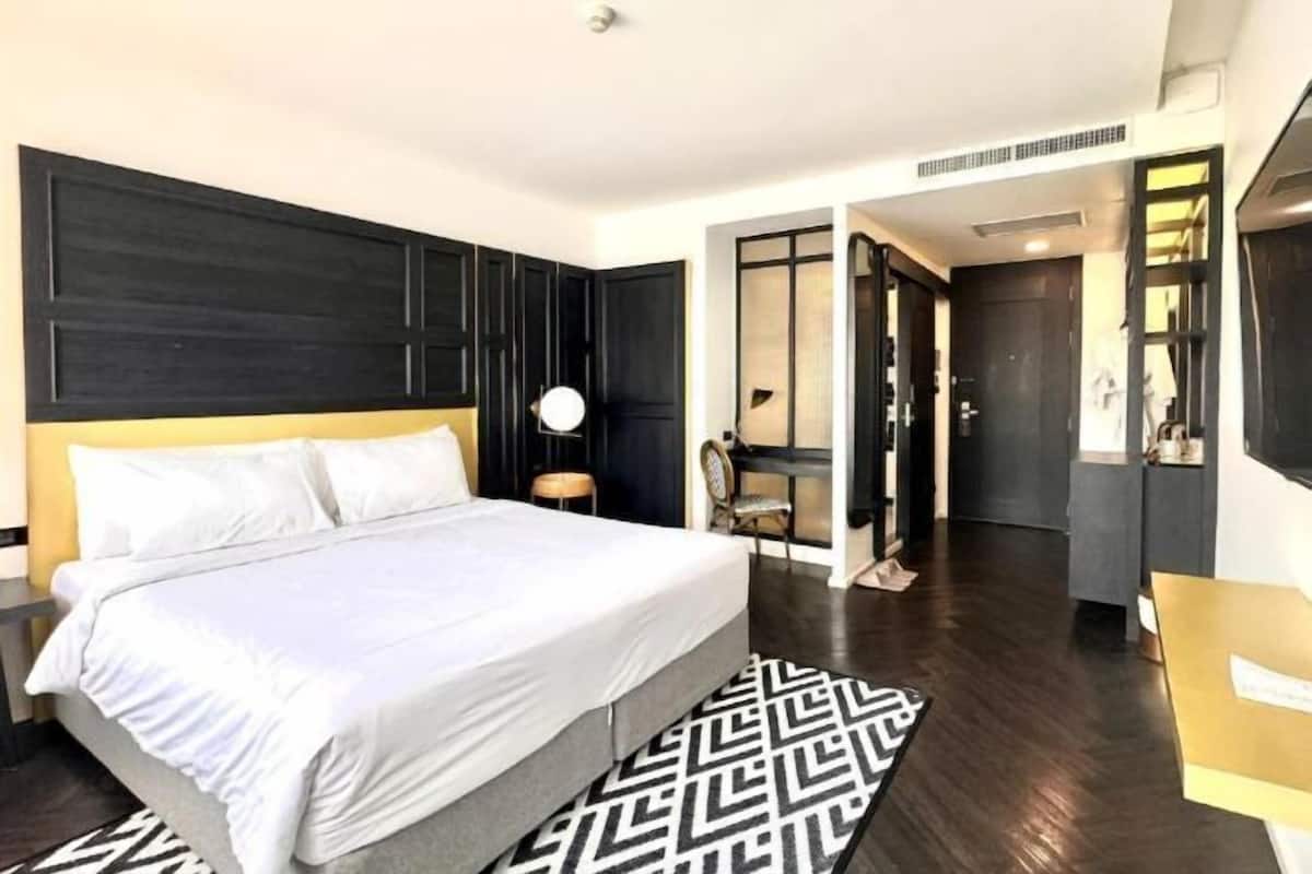 1 quarto, minibar com produtos grátis, cofre no quarto, secretária