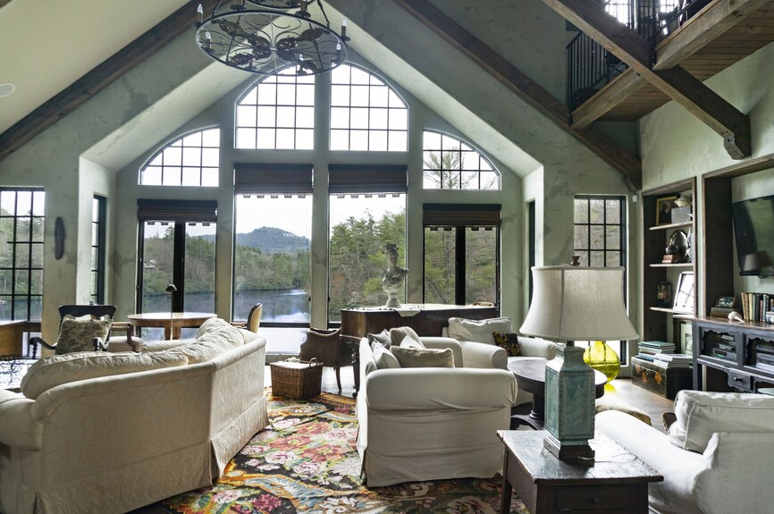 La Chatelaine, Beautiful Lakefront French Chateau In Highlands, Nc - Highlands, NC