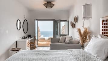 Suite Premium, piscina privativa, vista para o mar | 1 quarto, minibar, cofre no quarto, secretária