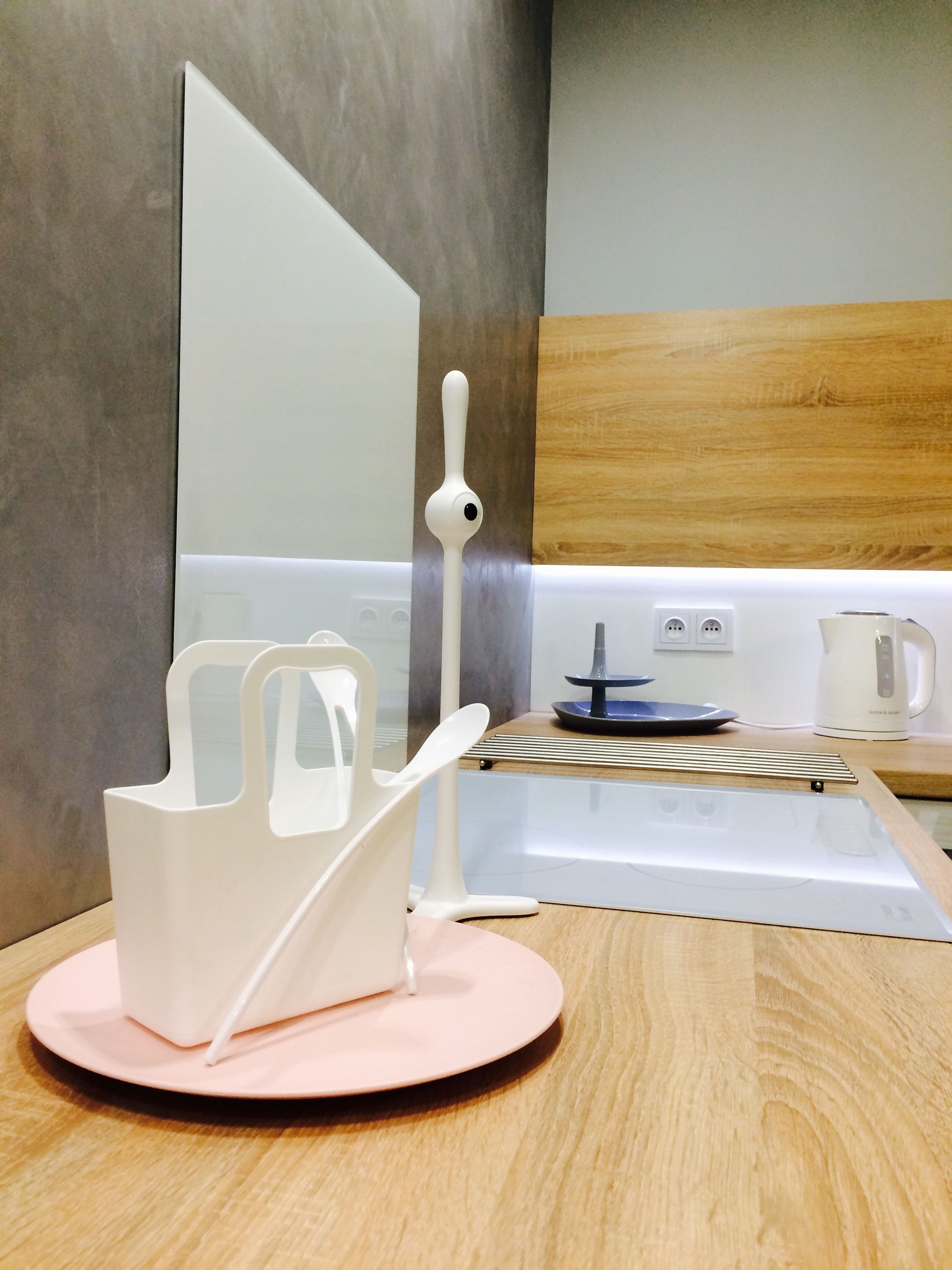 Estúdio luxo, 1 cama de casal e sofá-cama, vista para o parque | Cozinha privada | Geladeira grande, cooktop, lava-louças, máquina de café expresso