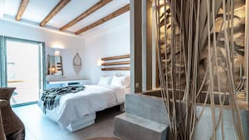 Suíte júnior (Spa - Street View) | 1 quarto, roupas de cama premium, frigobar, cofres nos quartos