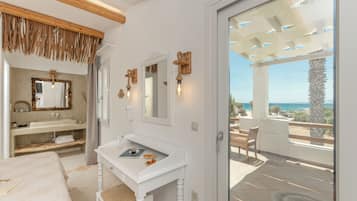 Comfort Garden & Sea View Apartment | 1 quarto, roupa de alta qualidade, camas de colchão Select Comfort