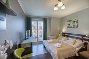 Suíte estúdio standard | Individualmente decorados, individualmente mobiliados, berços grátis