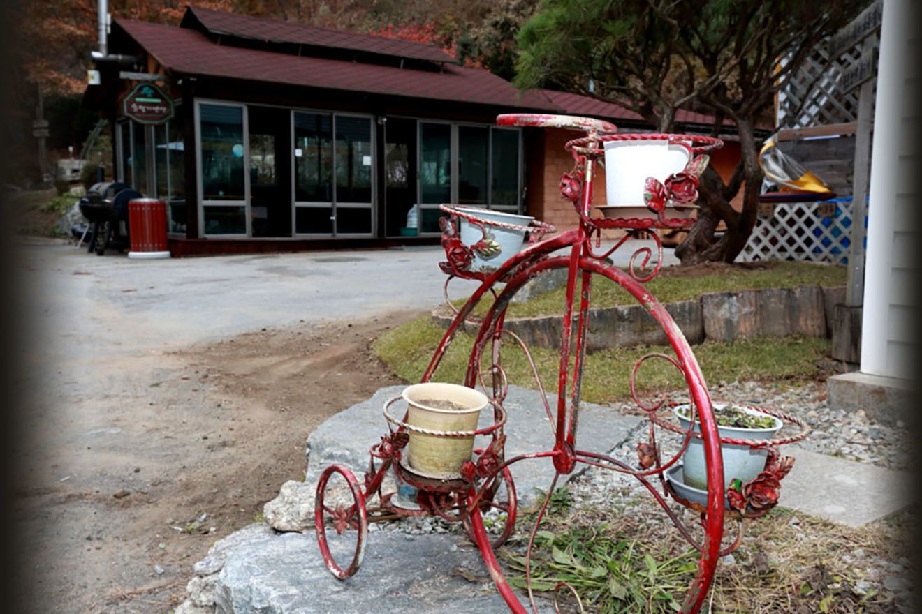 Entrada do alojamento