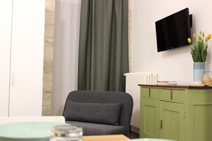 Quarto luxo, sacada (Fico d'India) | Edredons de pluma, camas com colchões de espuma com sistema de memória