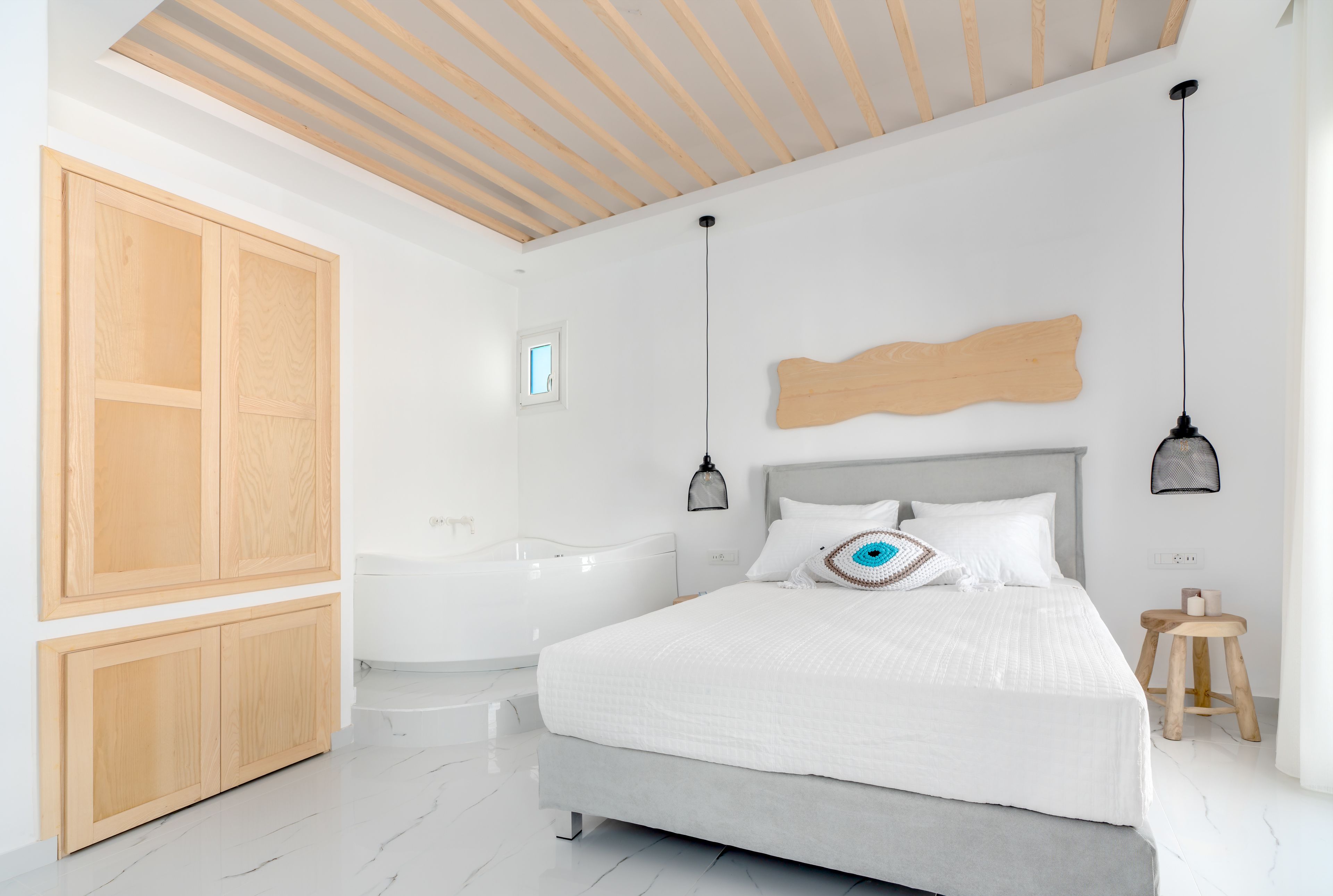 Suite de Luxo, Vista para a cidade | Roupa de alta qualidade, camas de colchão pillowtop 