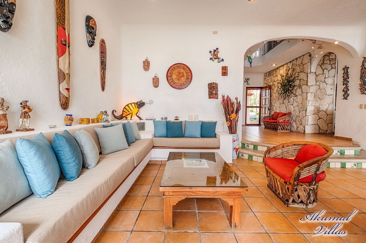 Profitez De La Glorious Villa Margarita, Au Bord De L'océan, à Jade Bay Akumal. - Akumal