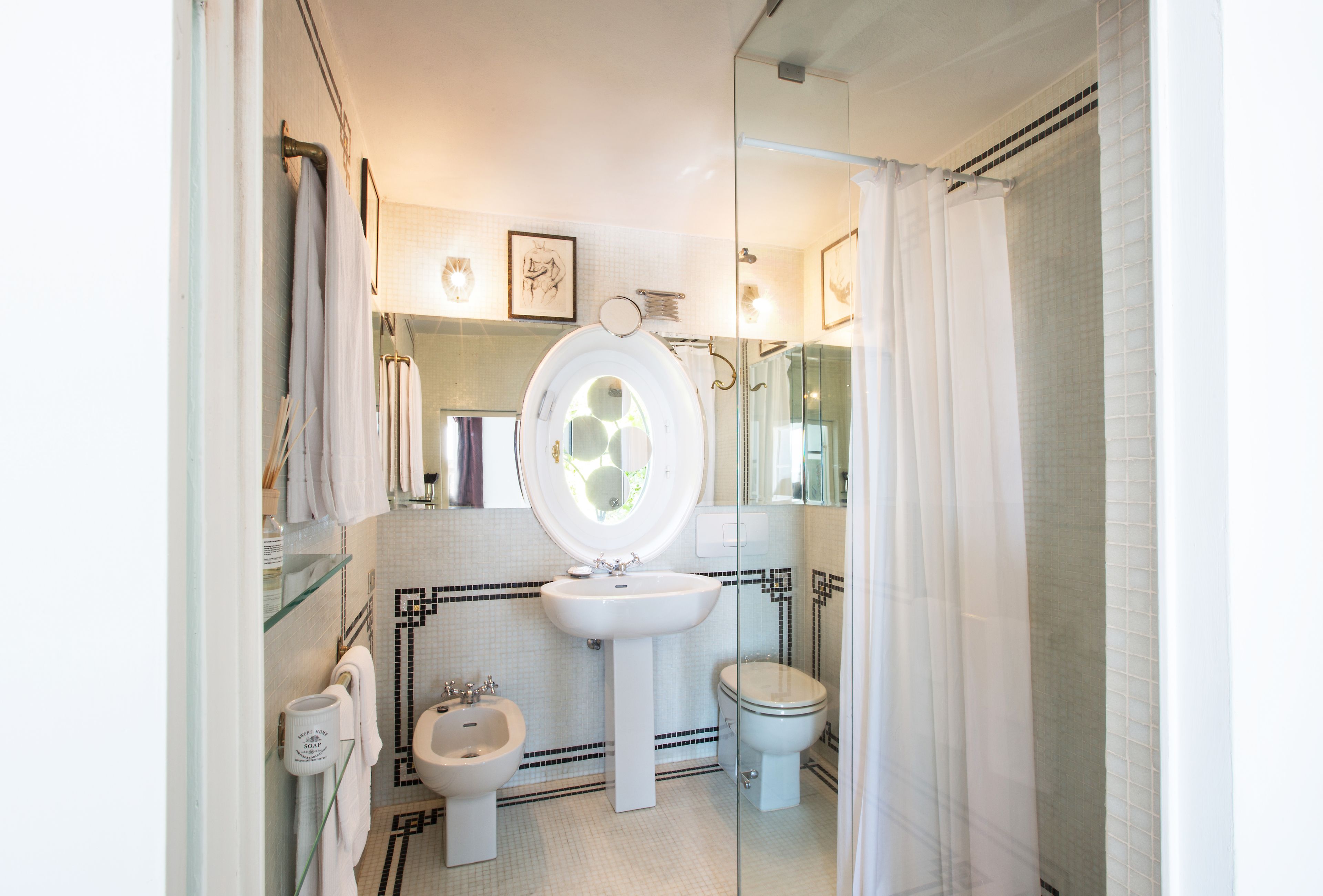 Quarto Duplo Comfort, casa de banho anexa, vista para o mar (Manarola) | Wi-fi grátis, roupa de cama fornecida 