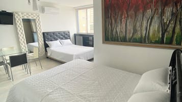 Wi-Fi de cortesia, roupa de cama