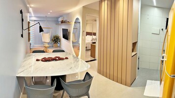 Apartamento (310) | 1 quarto, roupa de alta qualidade, camas de colchão pillowtop 