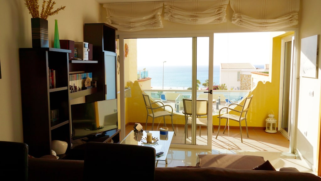 Sueño Ubicación, Justo En La Playa De Arena, Lujoso Apt. Con Piscina Comunitaria ... - Costa Calma