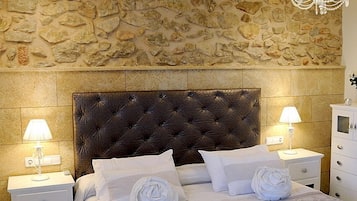 Suite Familiar, várias camas, ar condicionado, vista para o vale | 1 quarto, roupa de alta qualidade, berços/camas para crianças