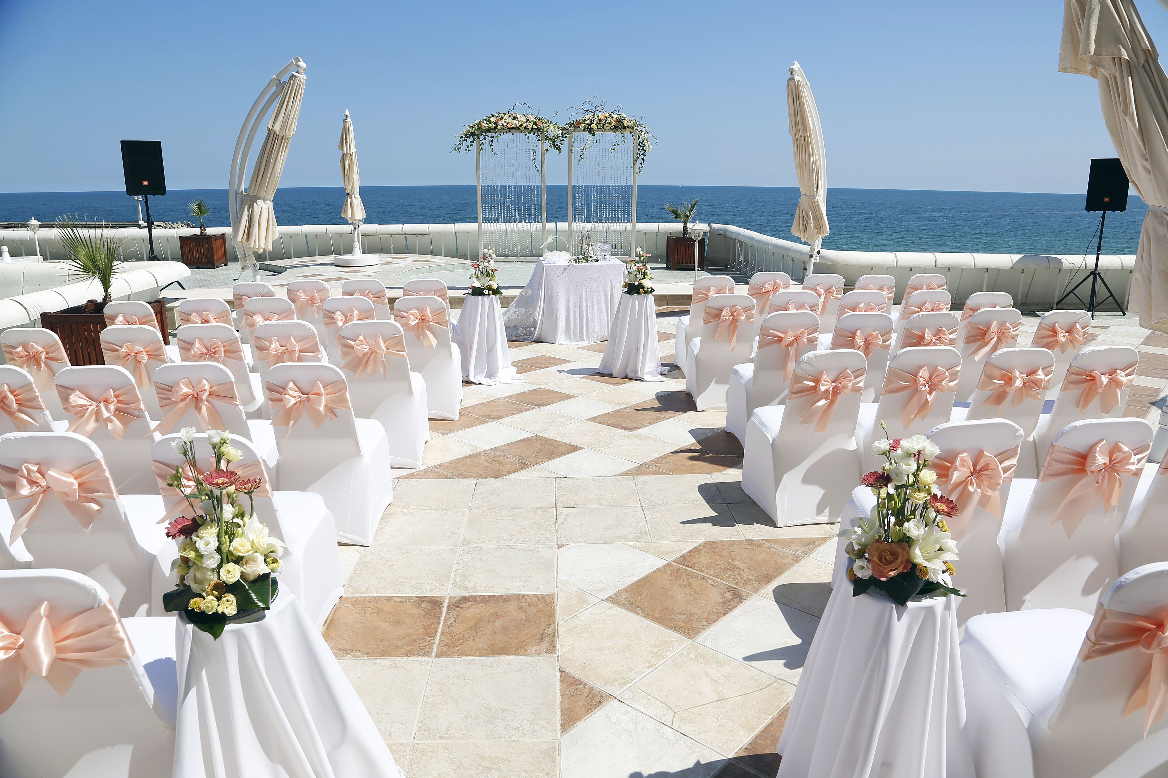 Espaço exterior para casamentos