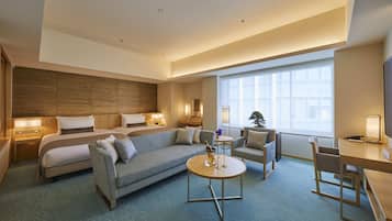 Quarto Twin Premium, não fumadores (Premier Junior Suite) | Roupa hipoalergénica, minibar grátis