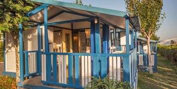 Bangalô família, 2 quartos (Azul) | Terraço/pátio