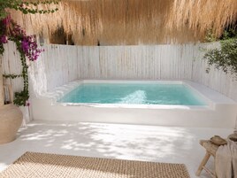 Quarto casal superluxo, piscina particular | Piscina particular