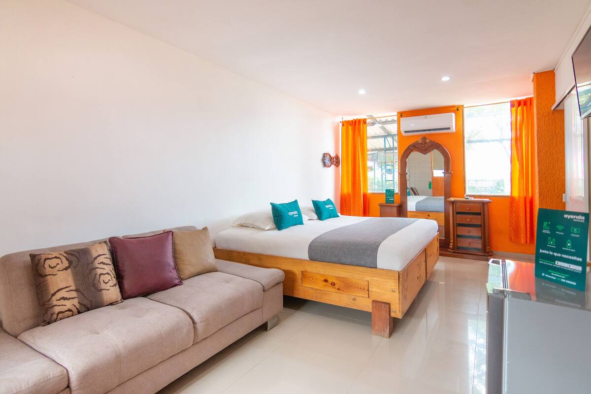 Quarto Duplo Superior | Roupa hipoalergénica, Wi-fi grátis, roupa de cama fornecida 