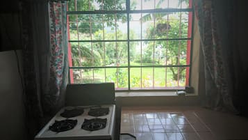 Casa Tradicional, várias camas, vista para o lago | Kitchenette privada | Um frigorífico, um micro-ondas, um forno, uma chaleira elétrica