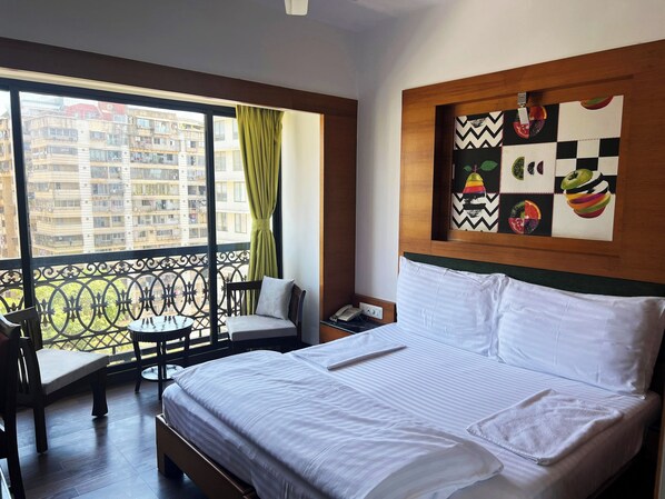 Quarto Deluxe | Lençóis de algodão egípcio, roupa de alta qualidade 